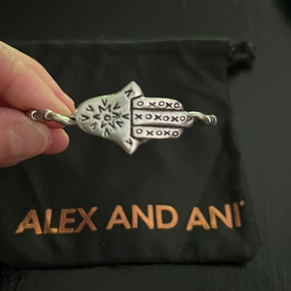 Alex and Ani | Jewelry | New Alex And Ani Silver Hamsa Hand Bracelet ...